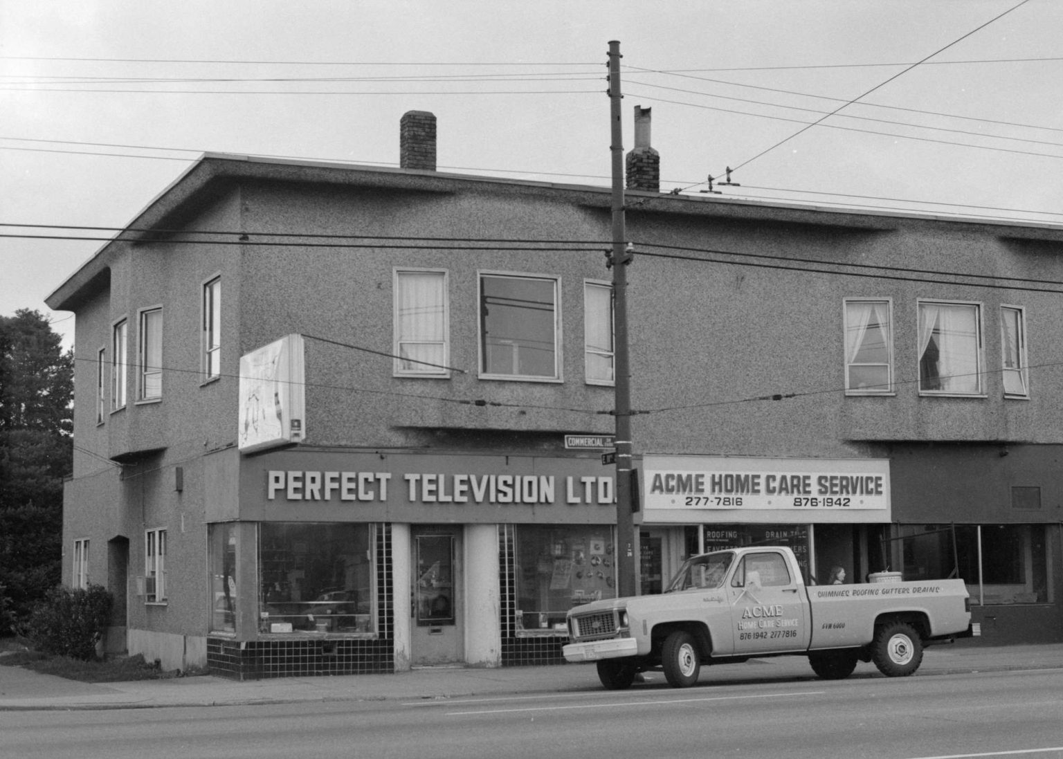 Old Photographs of Commercial Drive in Vancouver